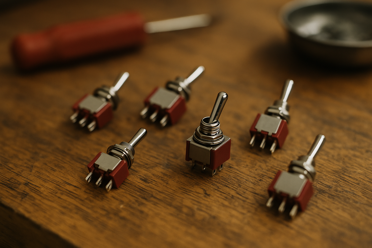 Mini Toggle Switches for Guitar Mods – Northwest Guitars