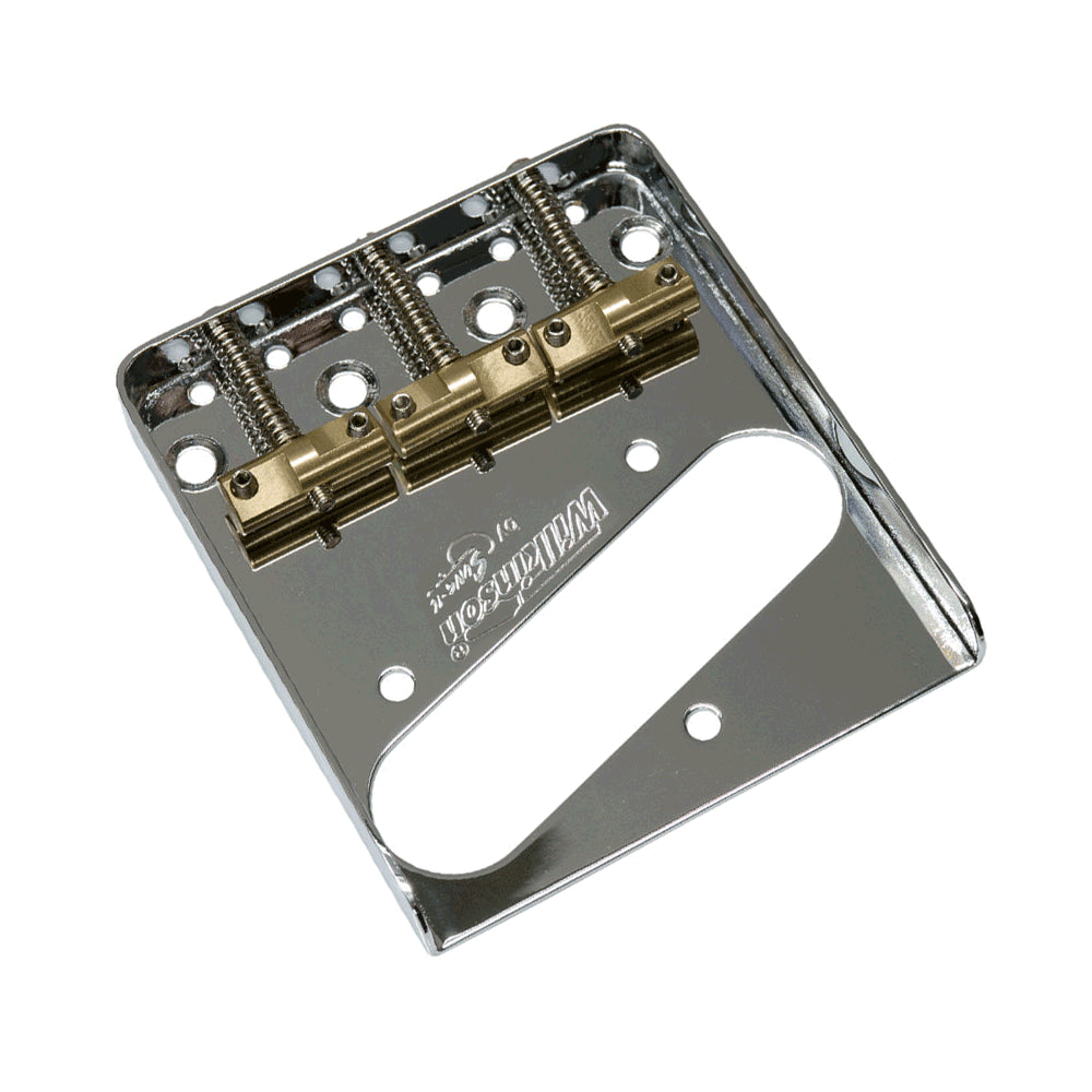 Left Hand Wilkinson Bridge for Telecaster Ash-Tray Brass Saddles WTB ...