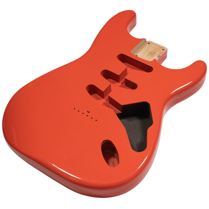 Stratocaster Compatible Body Hardtail - Fiesta Red – Northwest Guitars