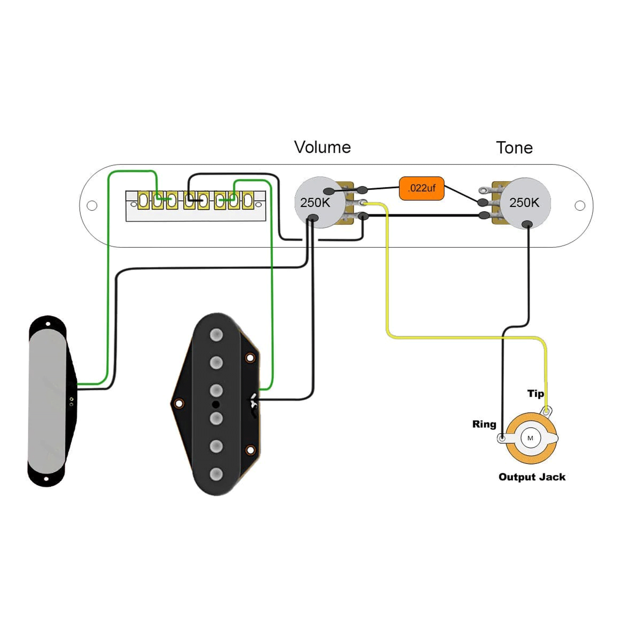 Telecaster Wiring Diagrams – Northwest Guitars